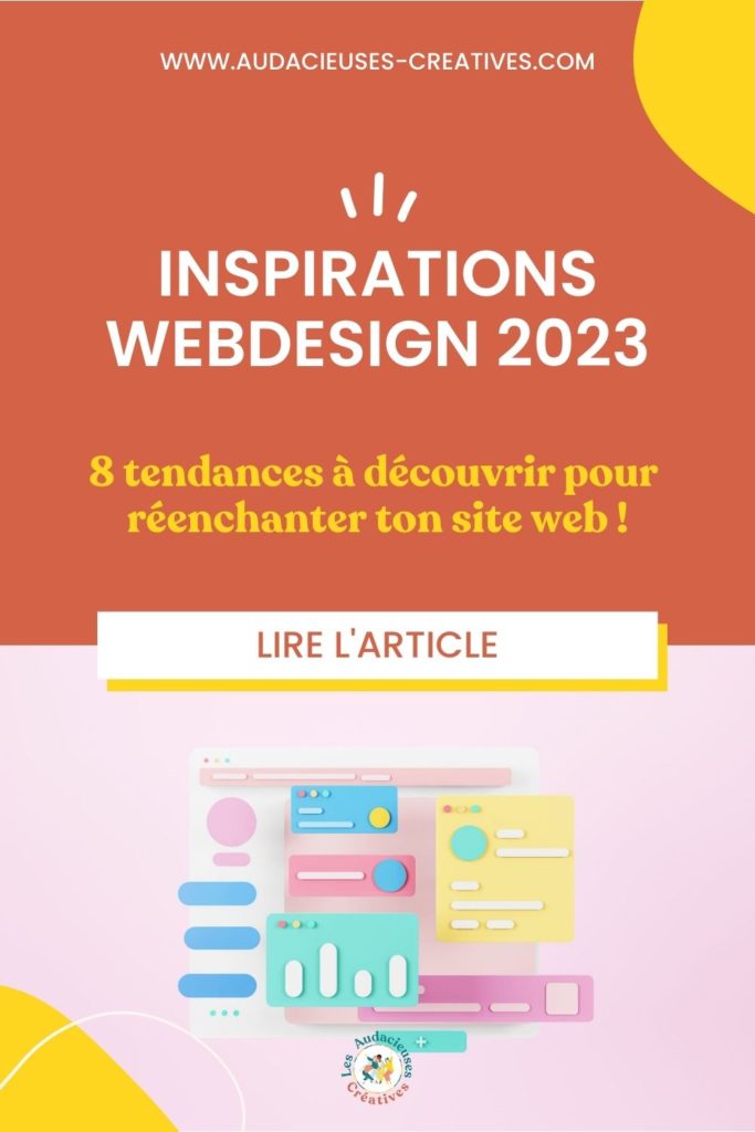 Inspirations webdesign : 8 tendances à suivre en 2023