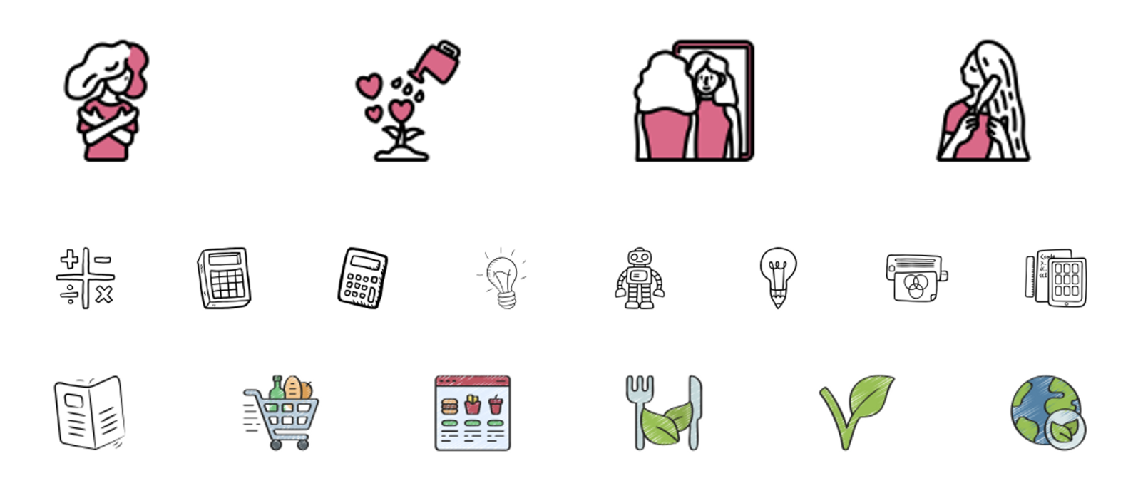 Icônes & illustrations : quels styles graphiques utiliser pour ta marque